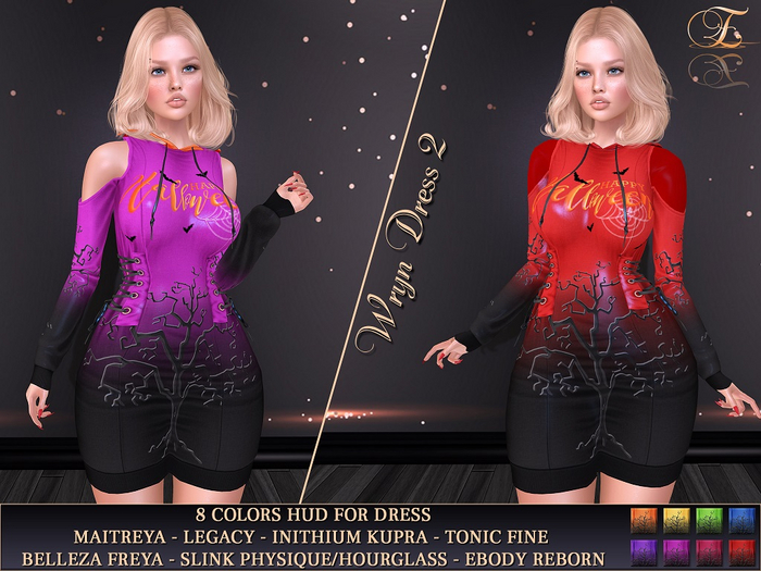 Second Life Marketplace - [Enchantress] Wryn Dress Halloween 2